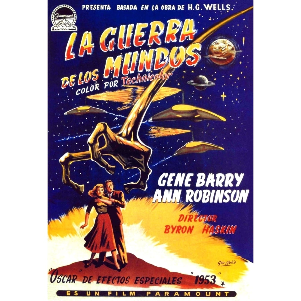 The War Of The Worlds Movie Poster Masterprint (24 x 36) - Walmart.com