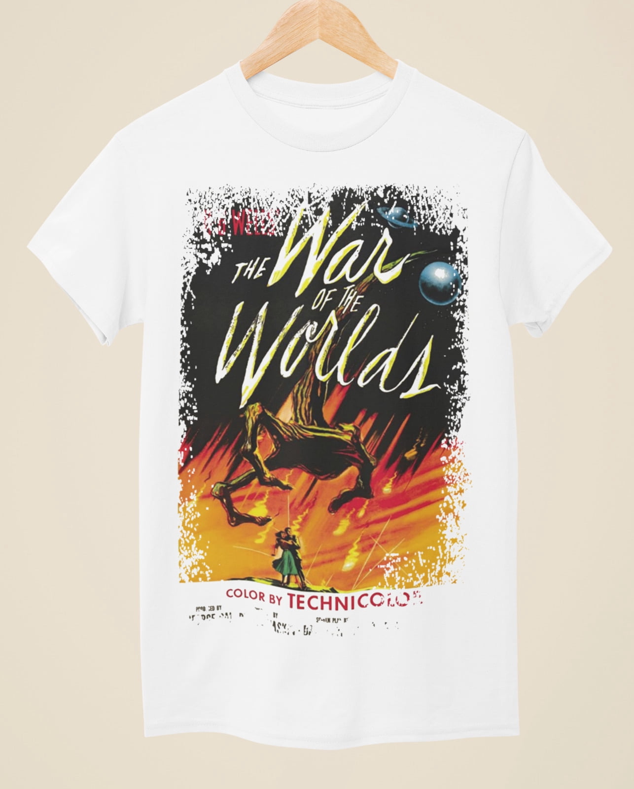 The War of the Worlds (1953) - Movie Poster Inspired Unisex White T ...