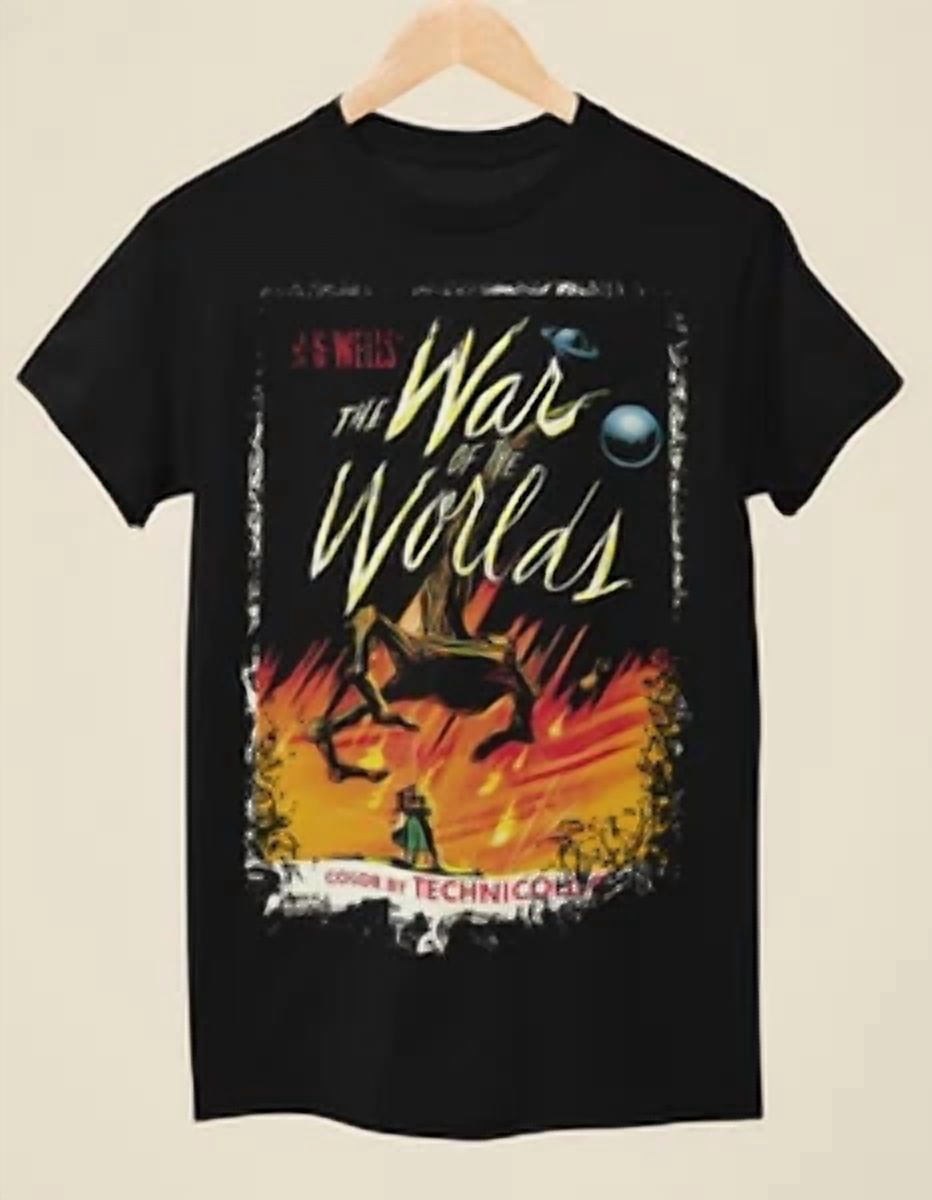 The War of the Worlds (1953) - Movie Poster inspired Unisex Black T ...