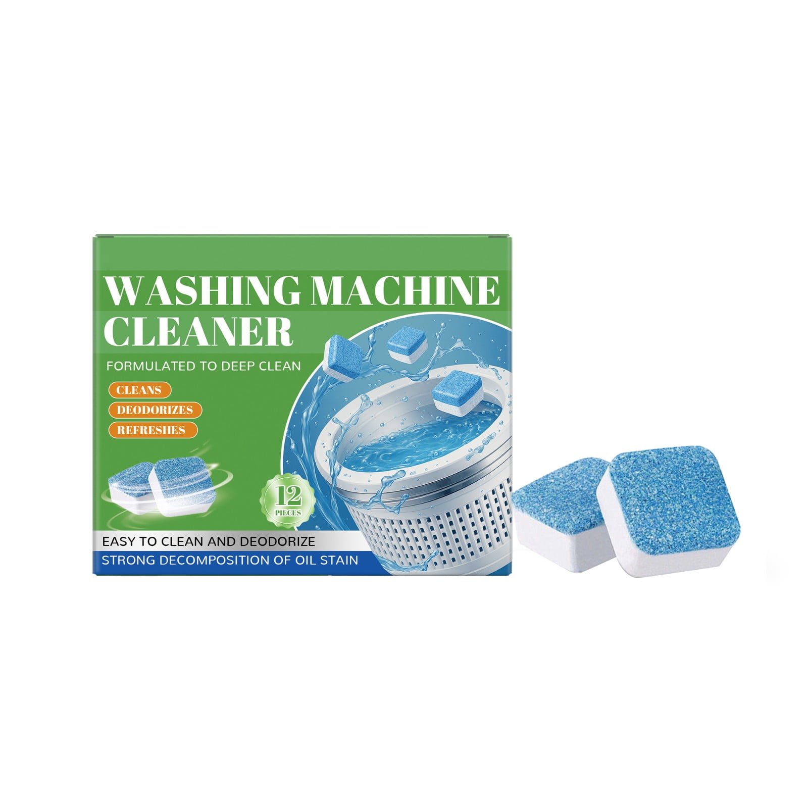 The Washing Machine Tub Cleaner Dirt, Residual Odors And Improves The ...