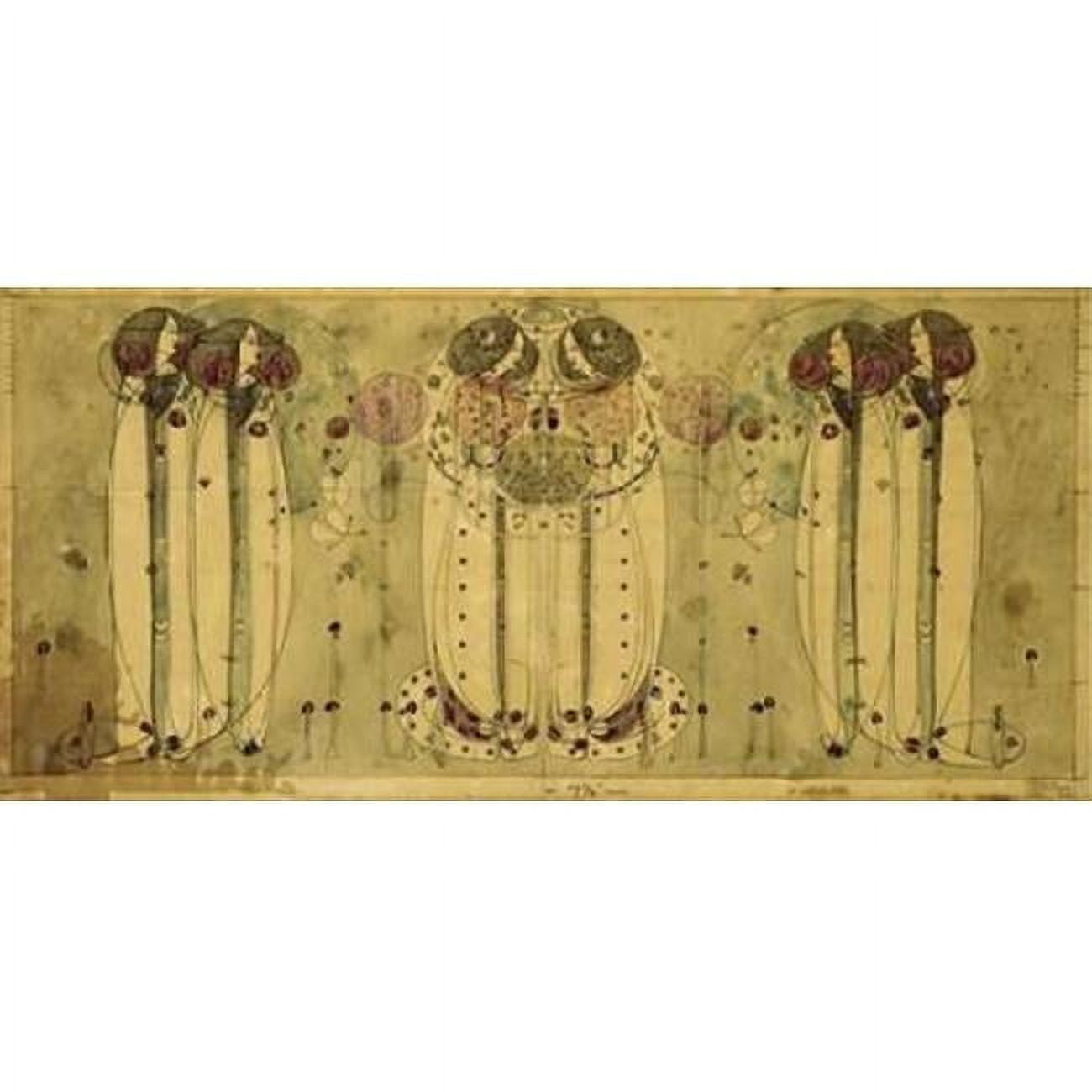 The Wassail Poster Print by Charles Rennie Mackintosh - 10 x 20 - Small ...