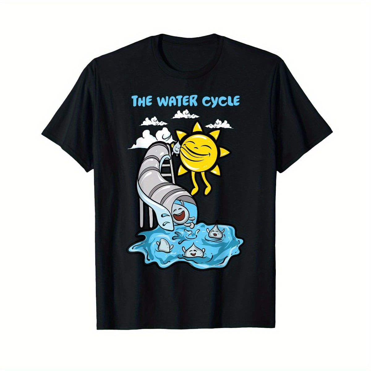 The Water Cycle Funny Meteorologist Science Weather Nerd T-Shirt ...