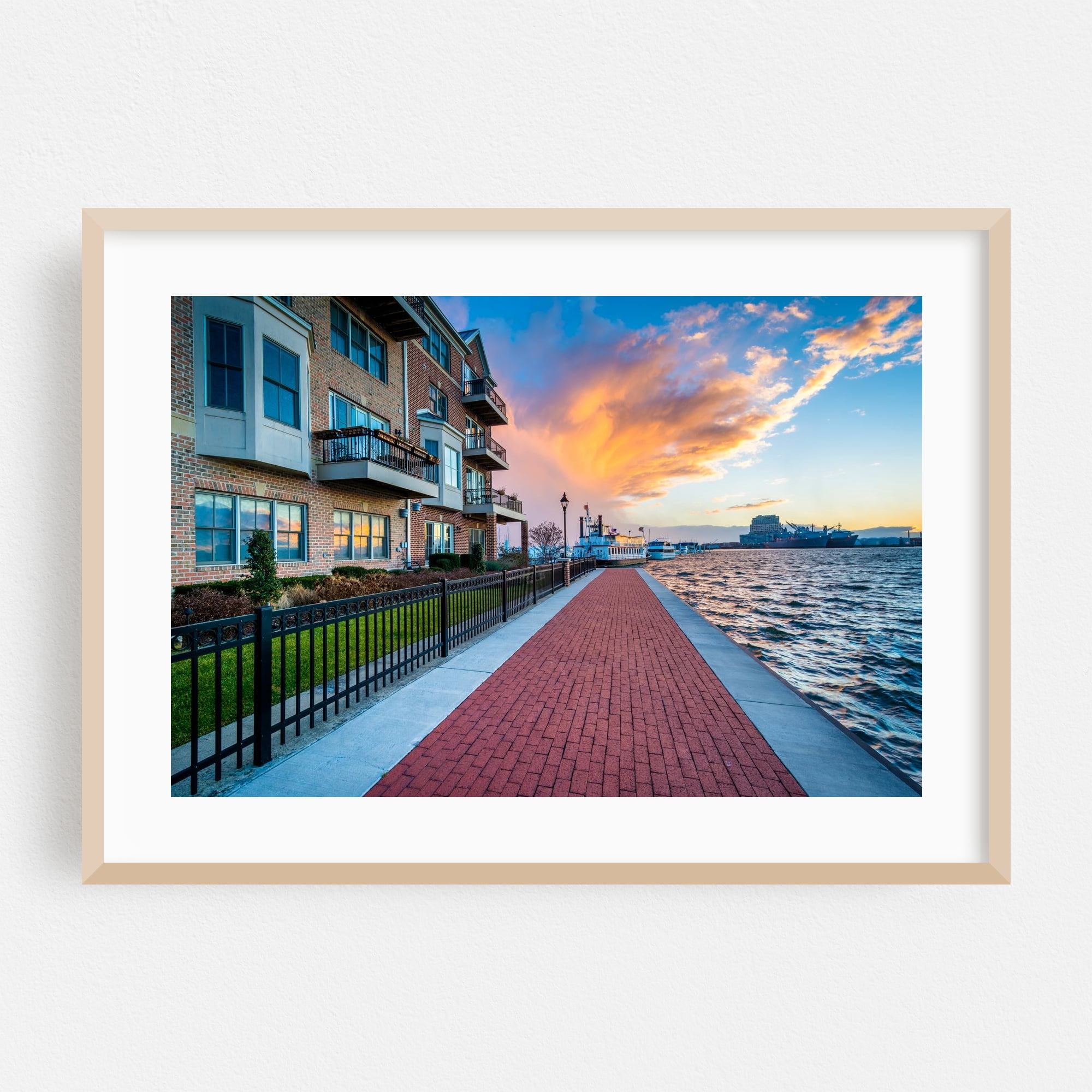 The Waterfront Promenade 02 - Baltimore Maryland Photography Harbor ...
