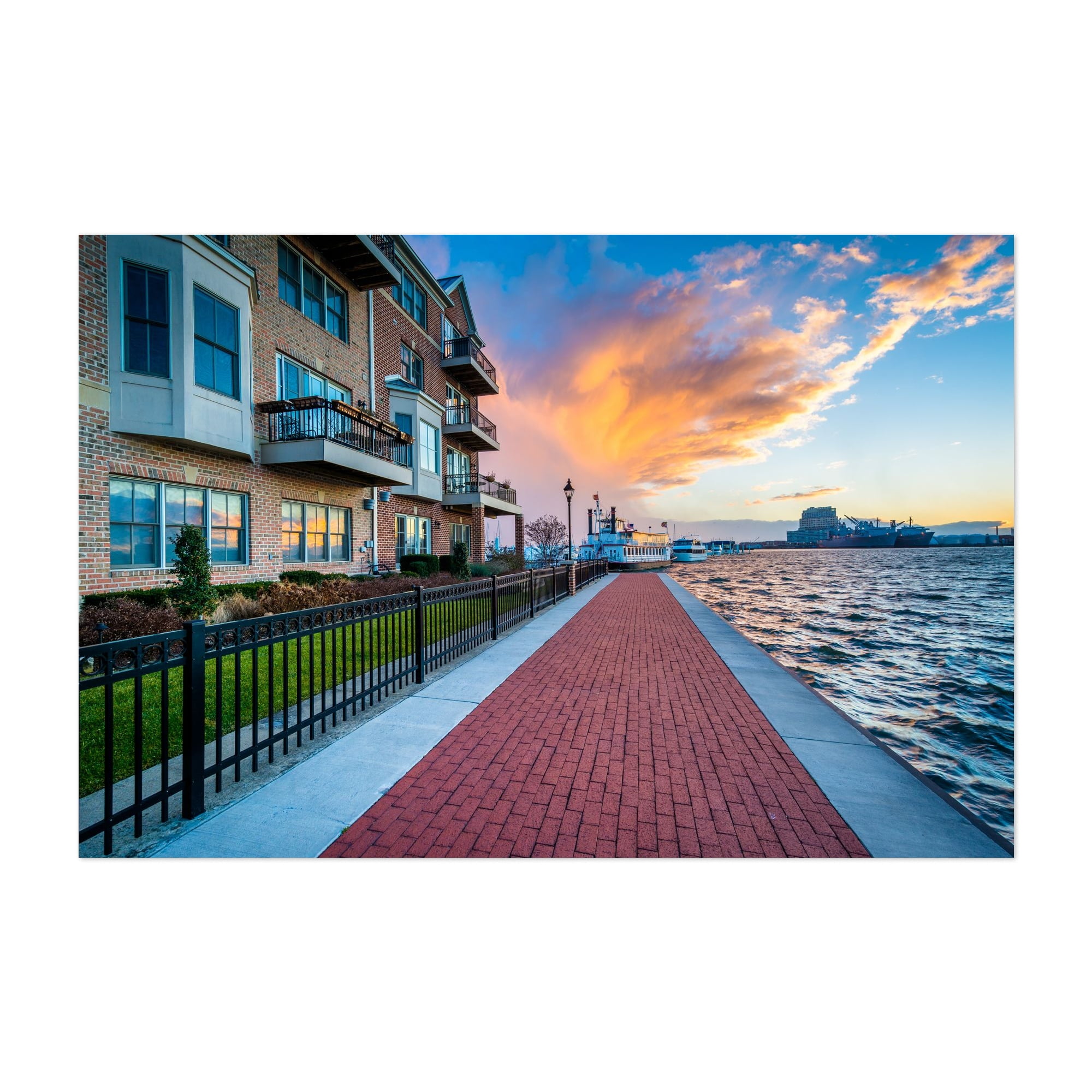 The Waterfront Promenade 02 - Baltimore Maryland Photography Harbor ...