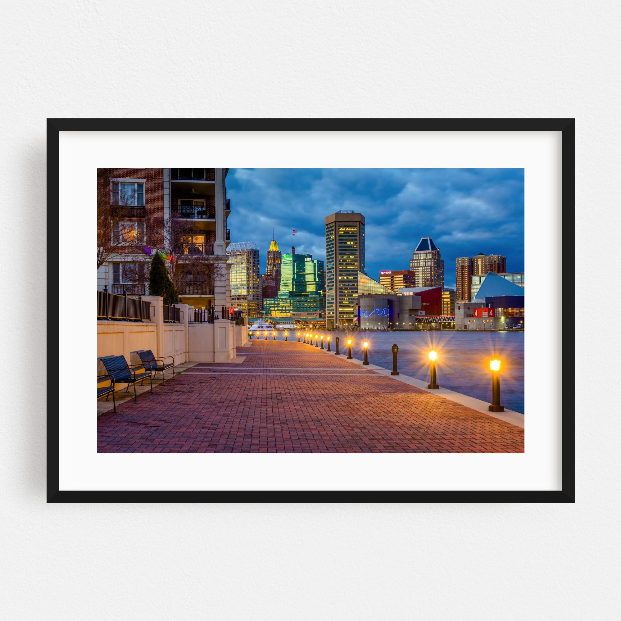The Waterfront Skyline - Baltimore Maryland Photography City Skyline ...