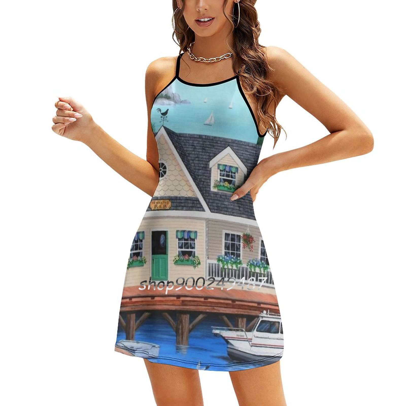 The Waterfront Sweet Elegant Dress Women Korean Kawaii Square Collar ...