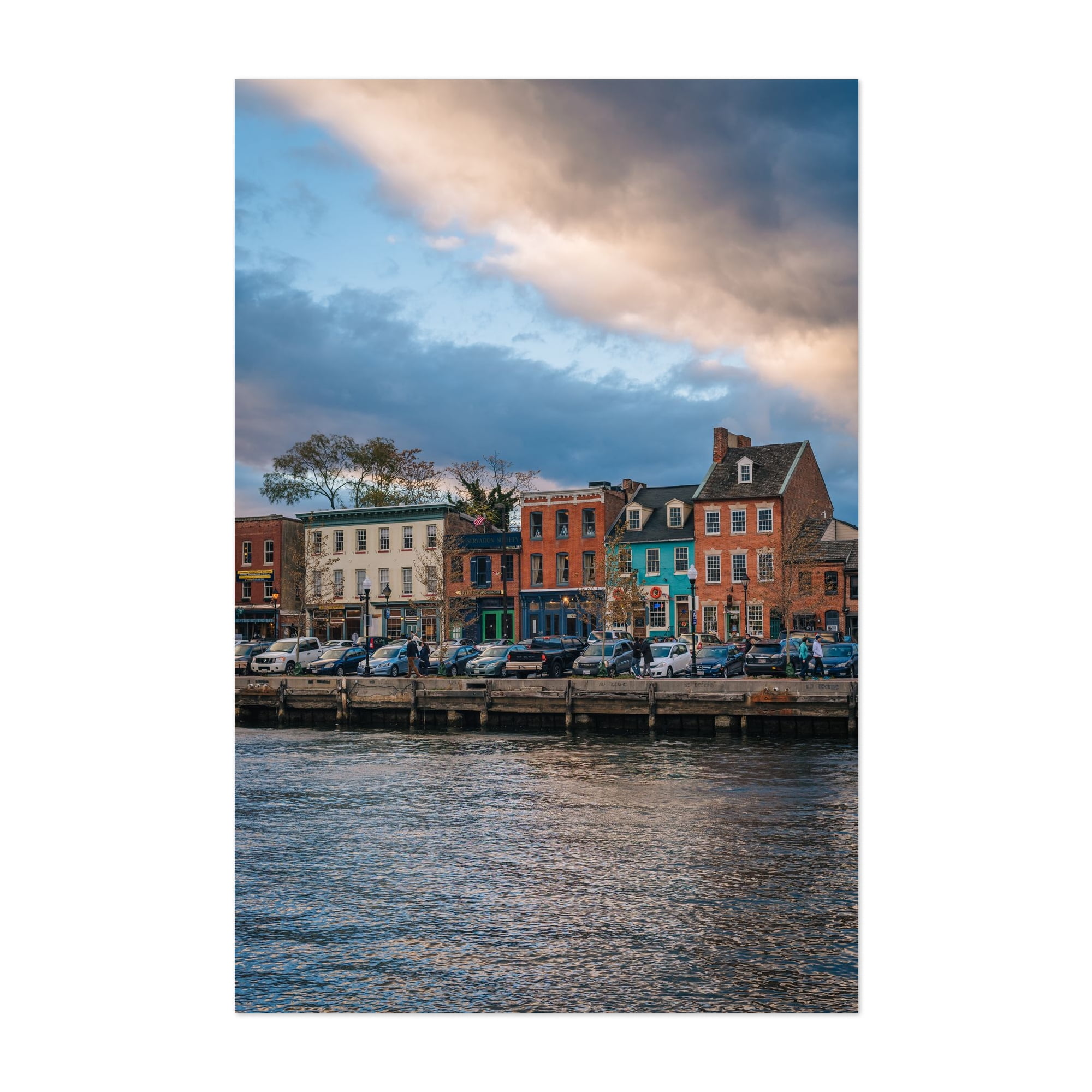 The Waterfront at Sunset - Baltimore Maryland Photography Harbor ...