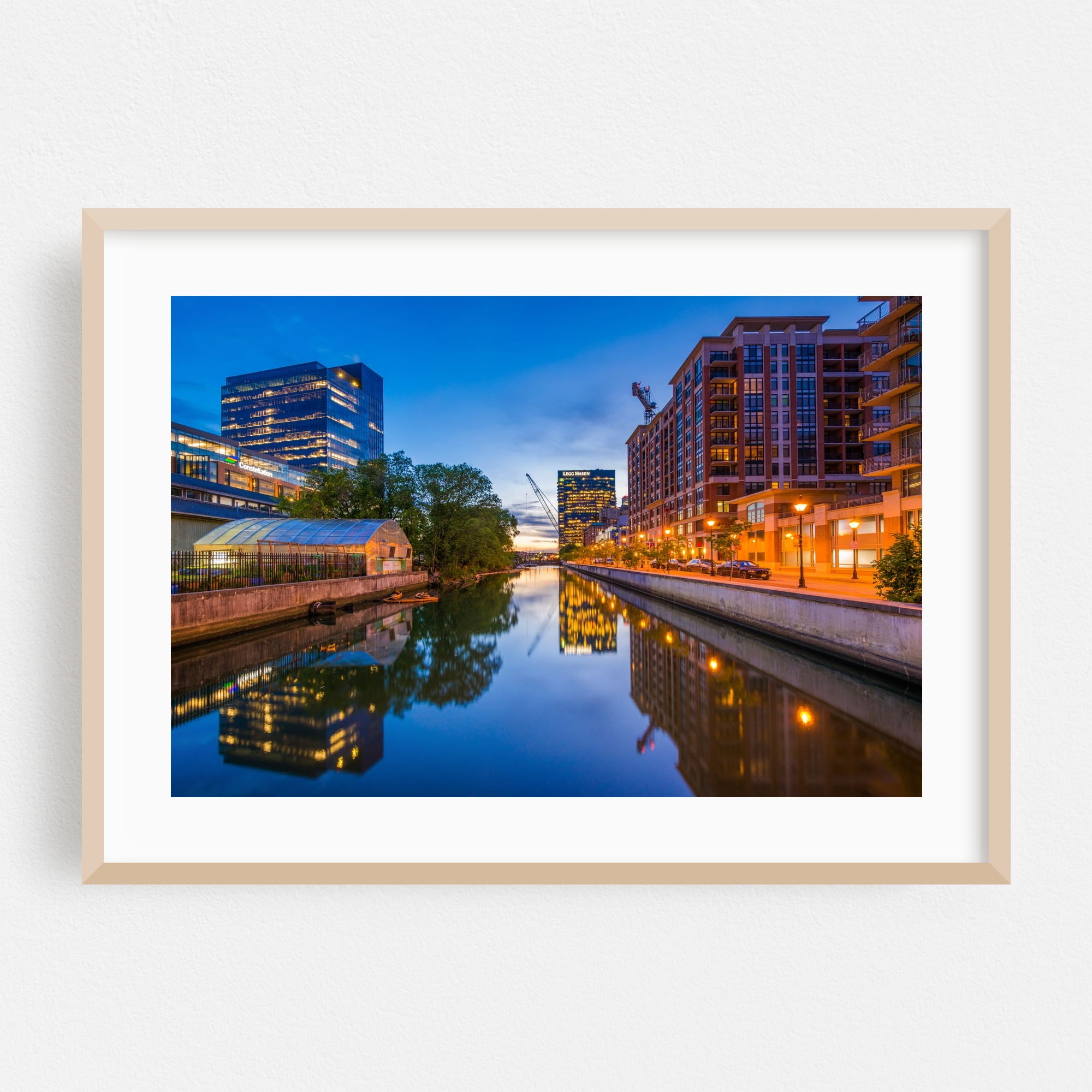 The Waterfront at Twilight - Baltimore Maryland Photography Cityscape ...