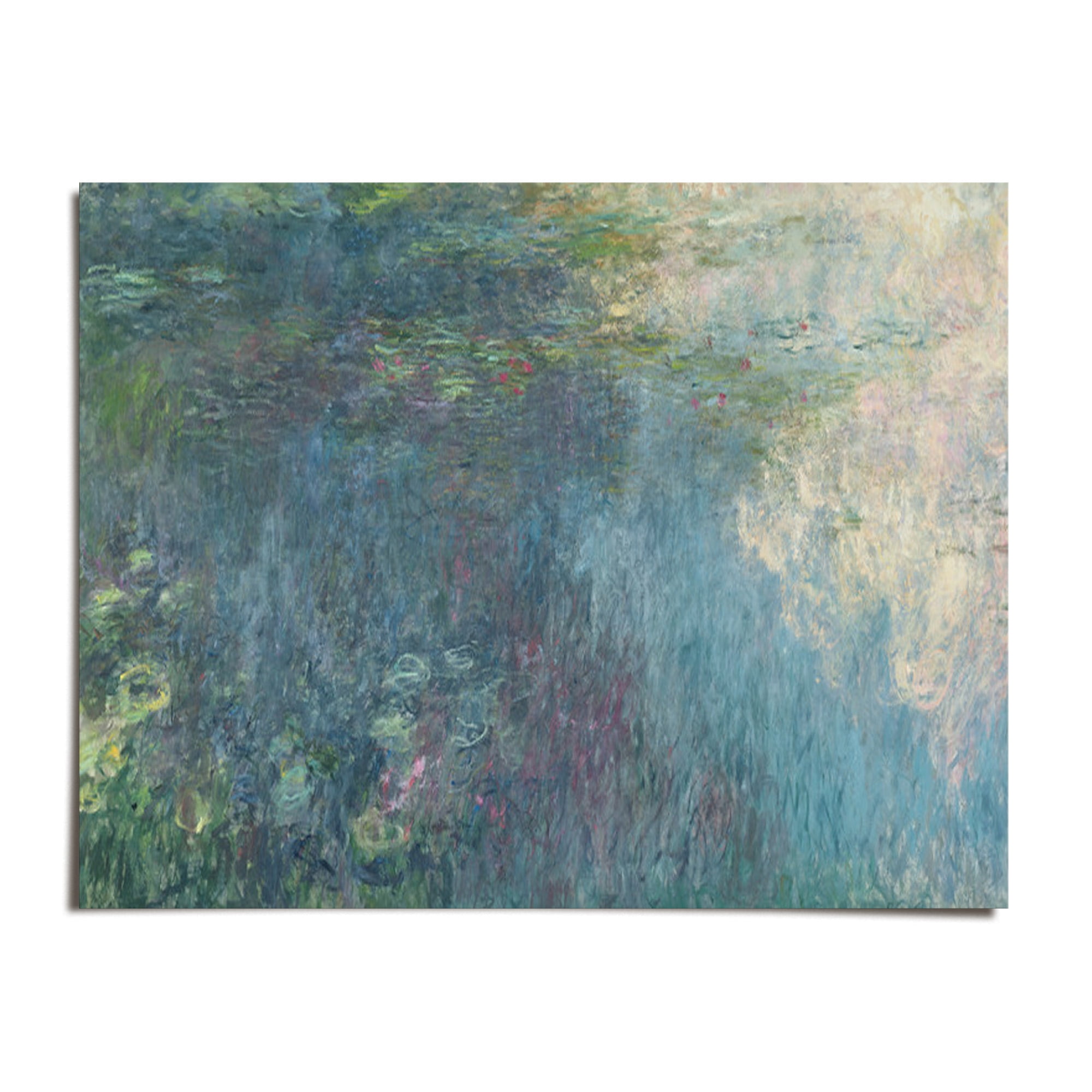 The Waterlilies The Clouds 1 - Claude Monet - 12x16 - Wall Art Print ...