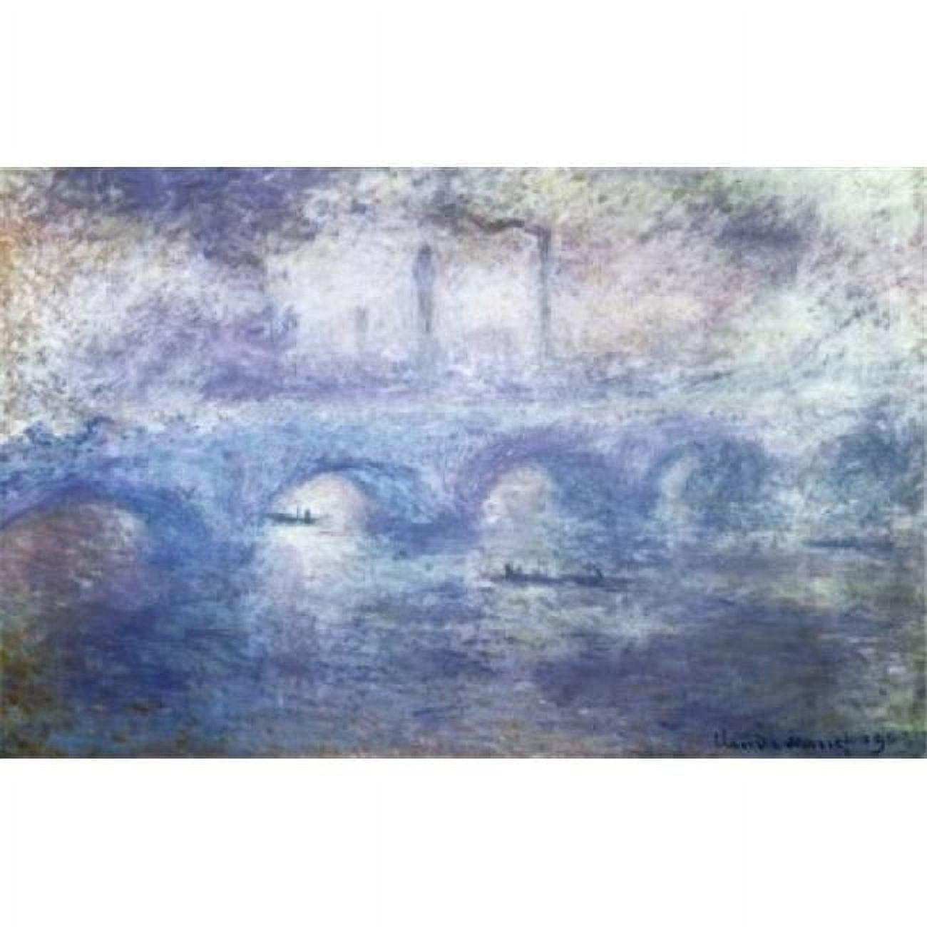 The Waterloo Bridge Effect of Fog 1903 Claude Monet 1840-1926 French ...