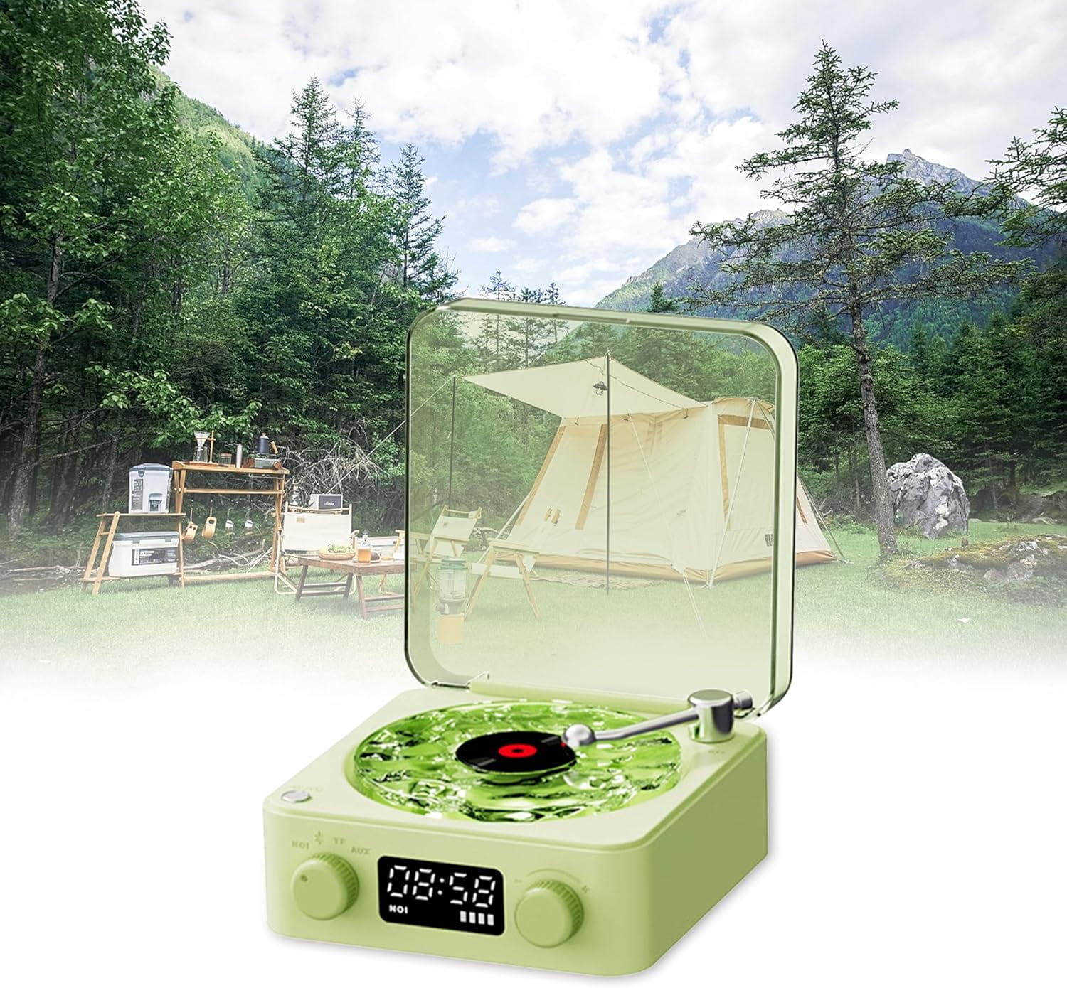 The Waves Vinyl Player, Waves Vinyl Bluetooth Speaker, 2024 New ...