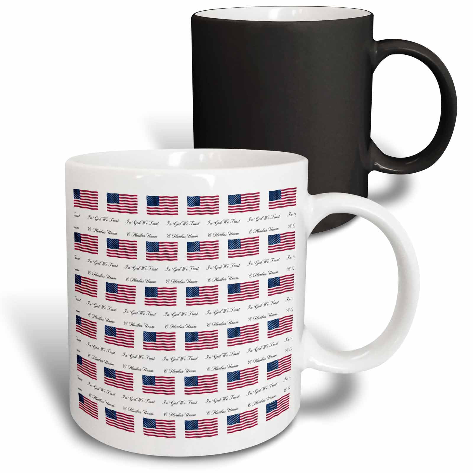 3drose, the Waving Flag of the United States of America and Usa Motto ...