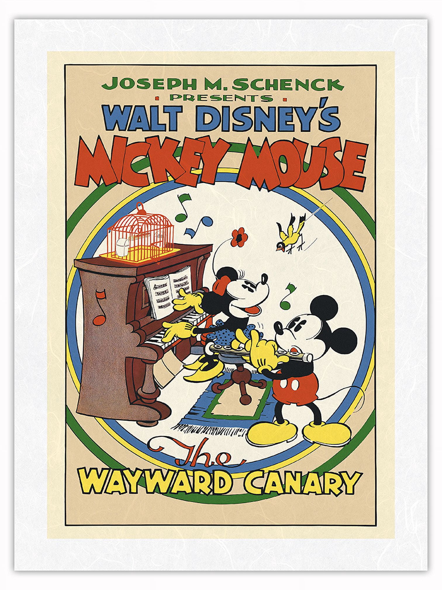 The Wayward Canary - Starring Mickey & Minnie Mouse - Vintage Film ...