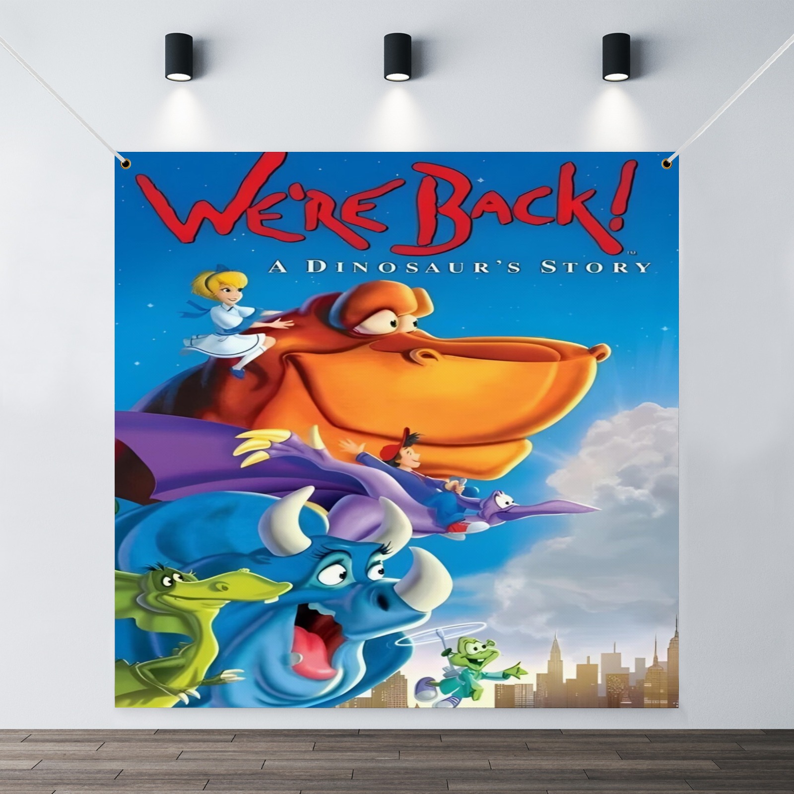 The We're Back! A Dinosaur's Story holiday banner is perfect for adding ...
