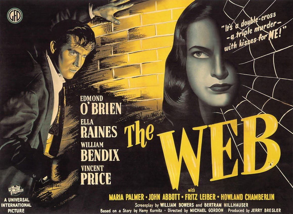 The Web - movie POSTER (Style A) (11" x 14") (1947) - Walmart.com