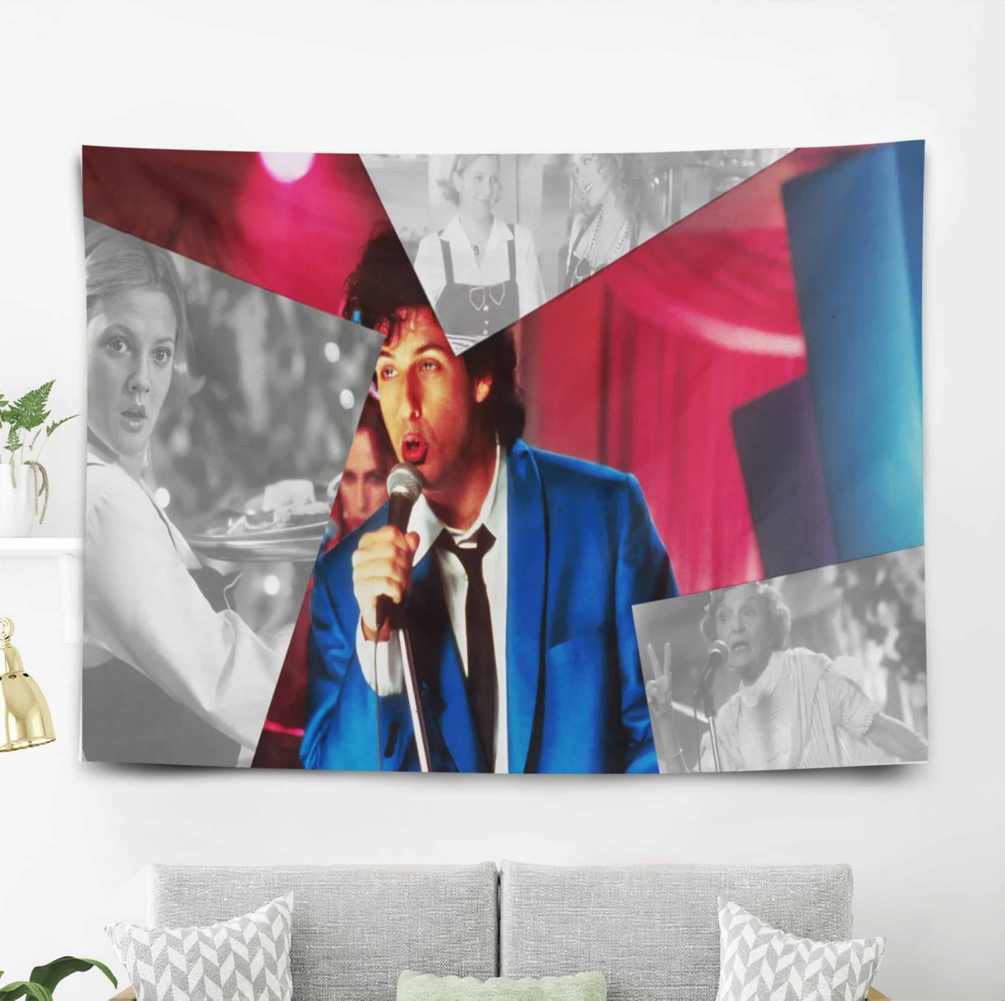 The Wedding Singer Robbie and Julia Tapestry Gift Wall Hanging Backdrop ...