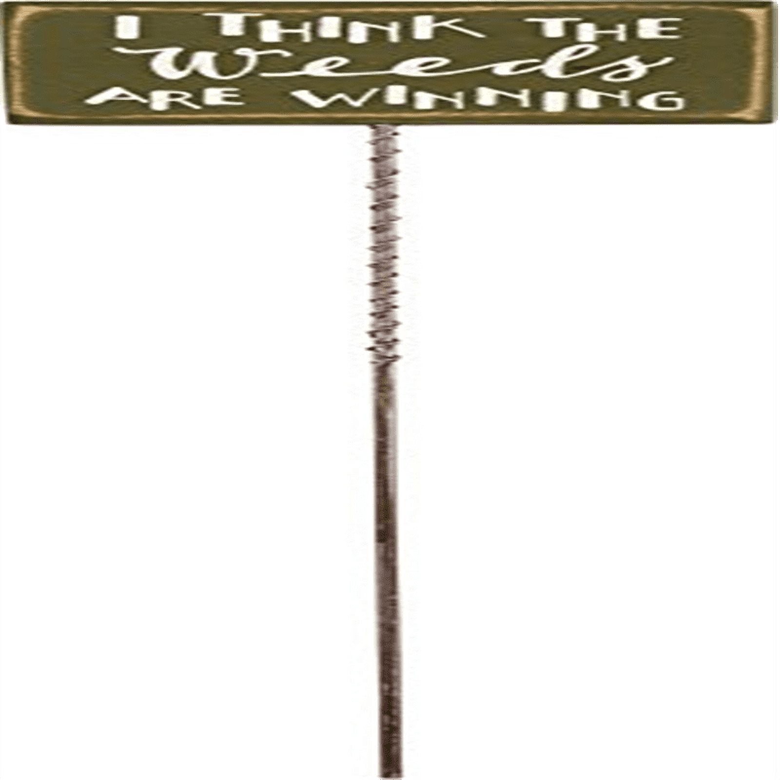 "The Weeds" Garden Pick Sign - Set Of 3 - Walmart.com