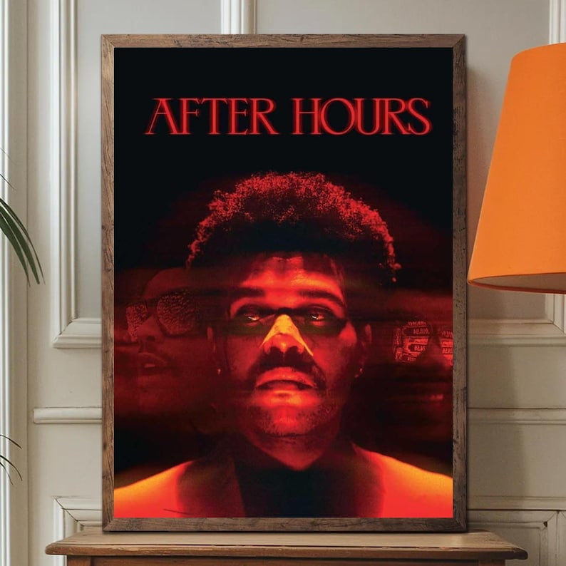 The Weeknd After Hours Poster Album Cover Music Decor, Size 24x36 ...