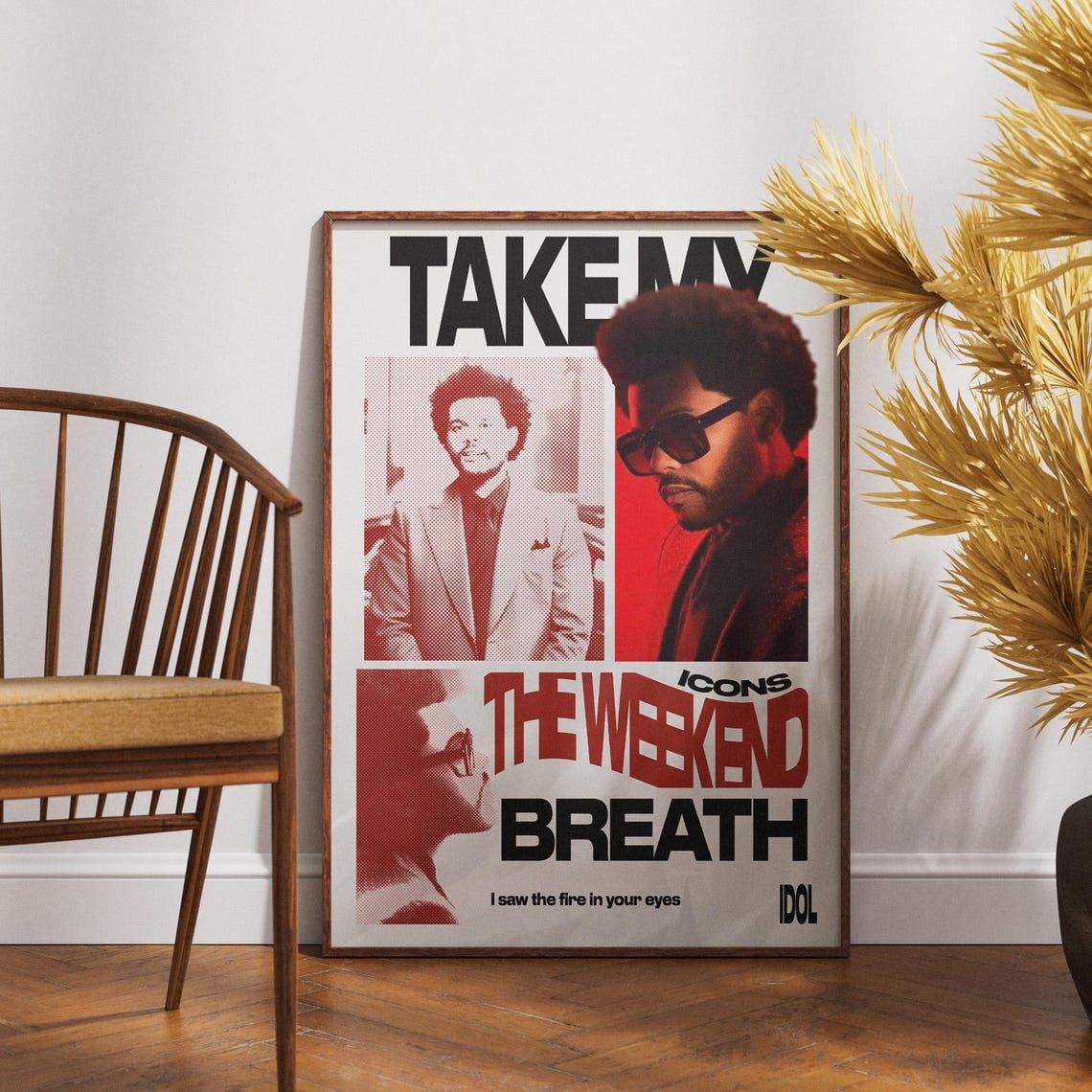The Weeknd Album Cover, Retro Music Wall Art, #1772, Unframed Poster ...