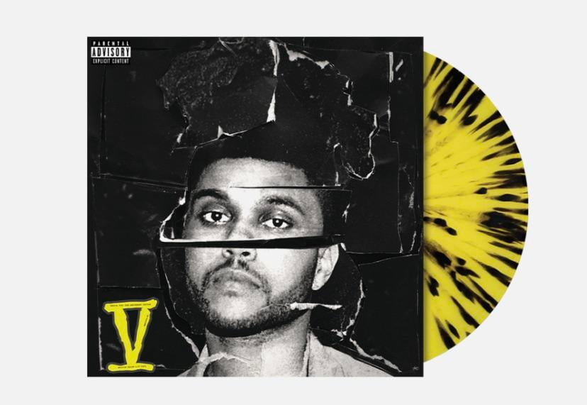 The Weeknd Beauty Behind The Madness (Yellow With Black Splatter ...