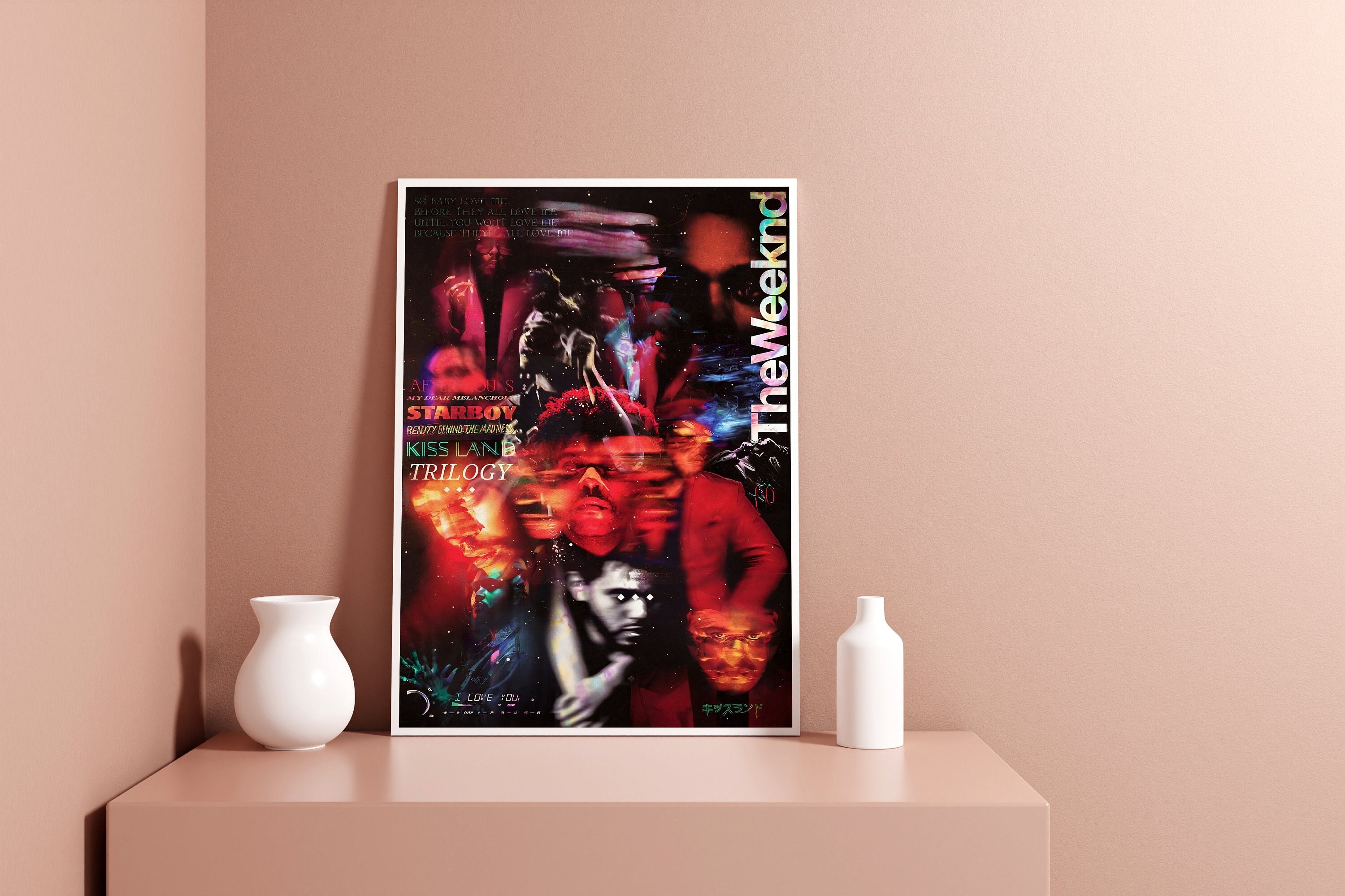The Weeknd Poster - Design Wallart - Gift - Walmart.com