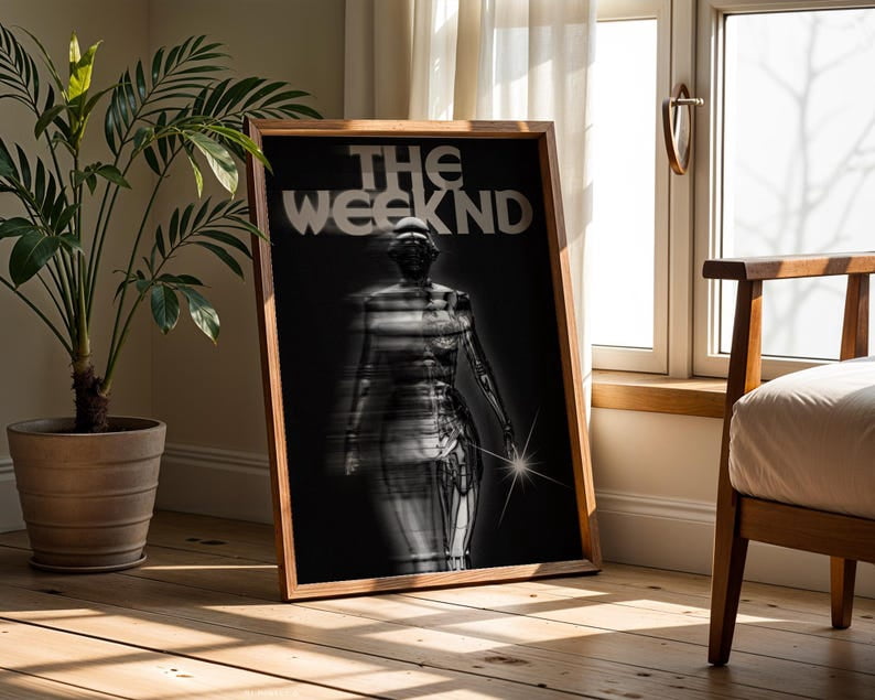 The Weeknd Poster | Matte Vertical Art Print | Music Lover Gift 8x12 ...