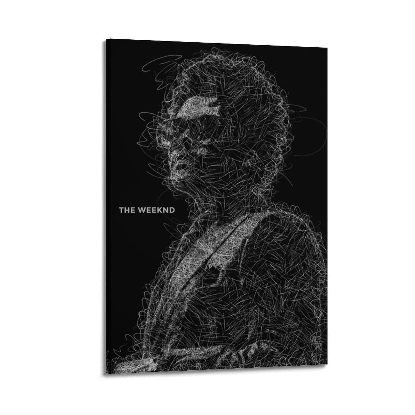 The Weeknd Singer Anime Star Music Picture Wall Art Painting Canvas ...