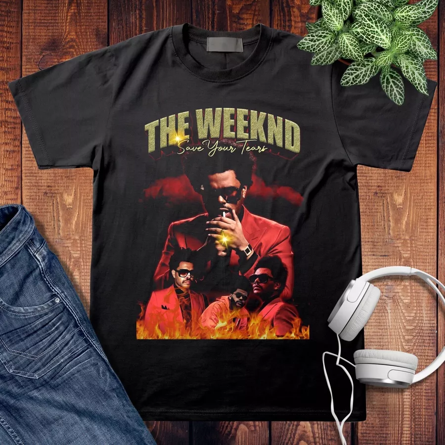 The Weeknd T SHIRT Rap TEE Hip Hop SHIRT Bootleg T The Weeknd merch ...