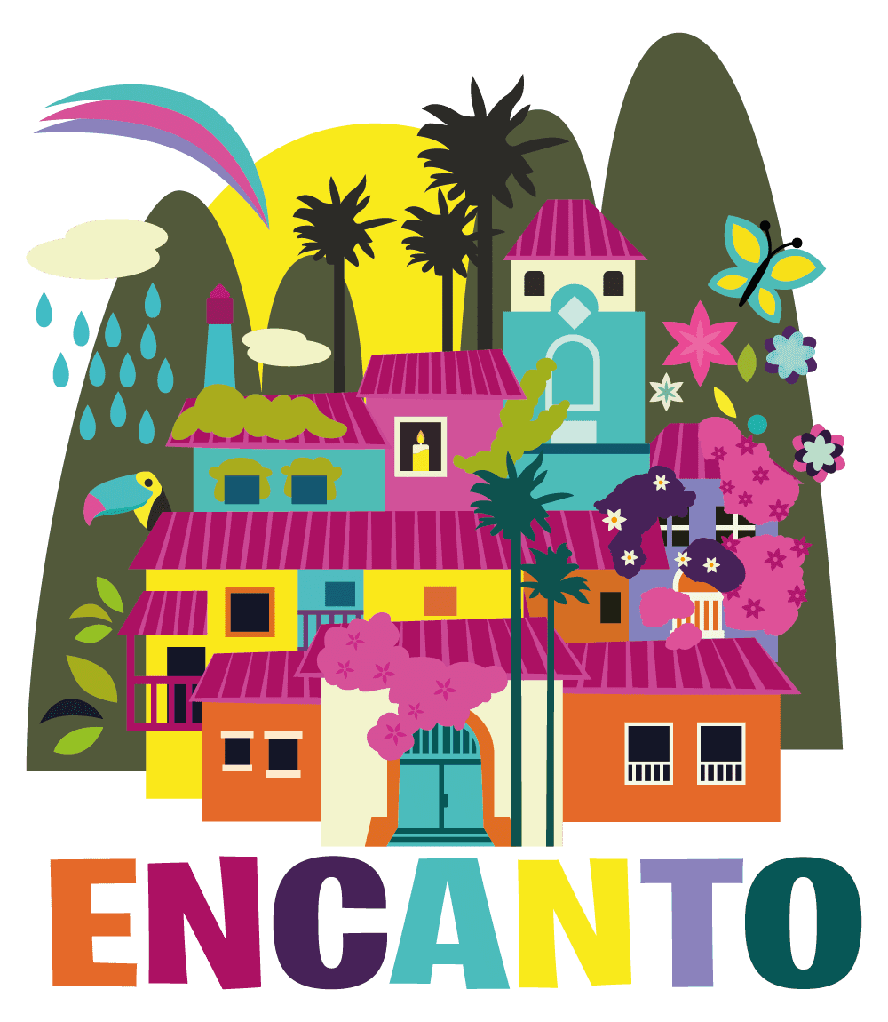 The Well Known House of The Madrigals from Encanto an Animated Movie ...