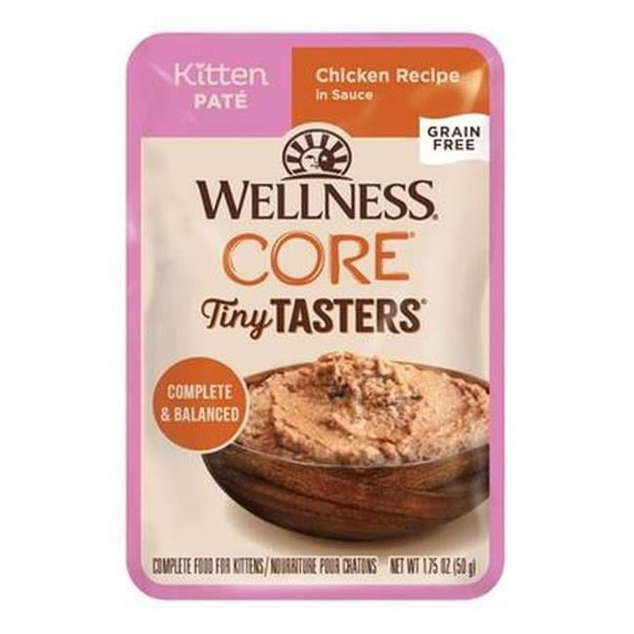 The Wellness Pet 635326 1.75 oz CORE Chicken Pate Tiny Tasters Wet ...