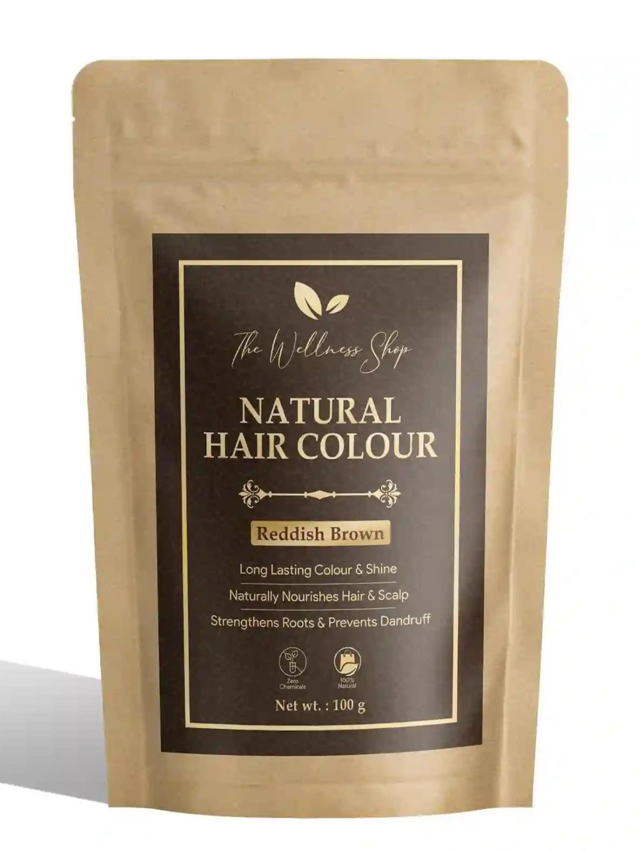 The Wellness Shop - Natural Reddish Brown Hair Color Powder To Nourish ...
