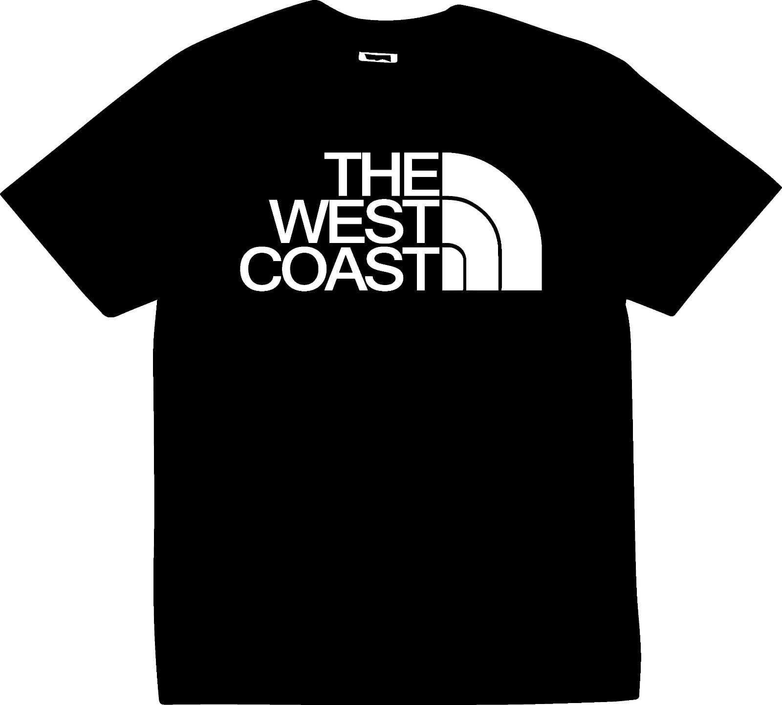 The West Coast T Shirt Cali CA New Dope Tee dub WS WC Pimp Streets Hood ...