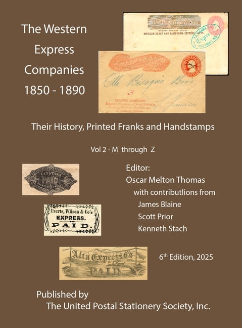 The Western Express Companies 1850-1890 Vol 2, (Hardcover) - Walmart.com
