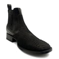 The Western Shops Men’s Genuine Leather Broad Square Toe Embossed ...