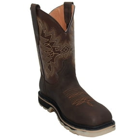 Justin Original Work Boots Men's Stampede Steel Toe Square Toe Boot ...