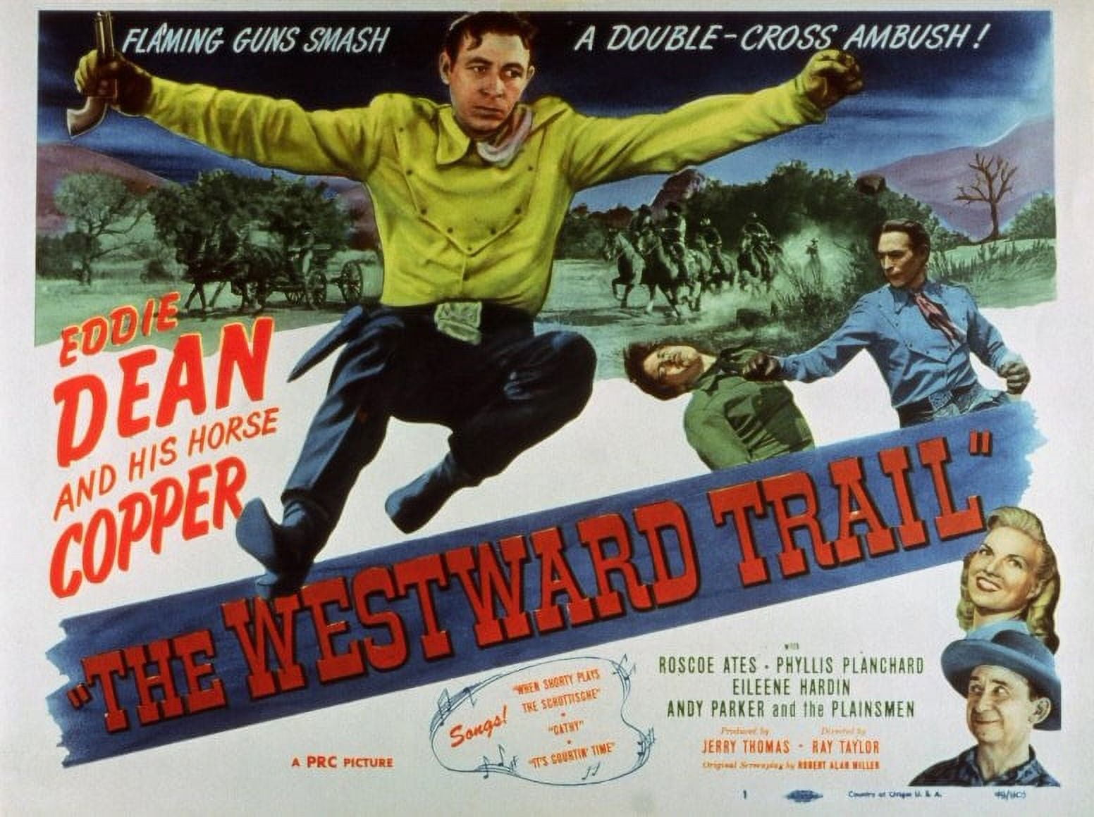 The Westward Trail - movie POSTER (Style D) (11" x 14") (1948 ...