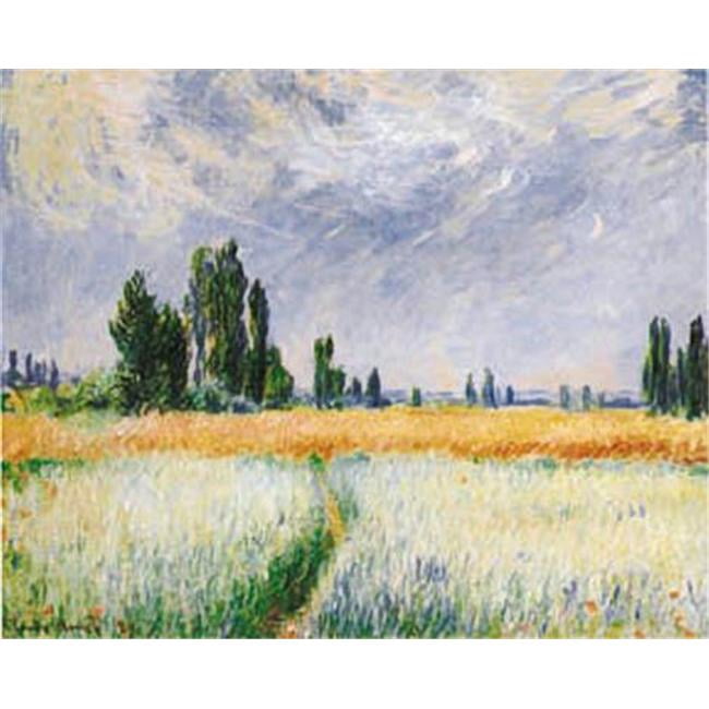 The Wheat Field Poster by Monet, 16" x 20" - Walmart.com