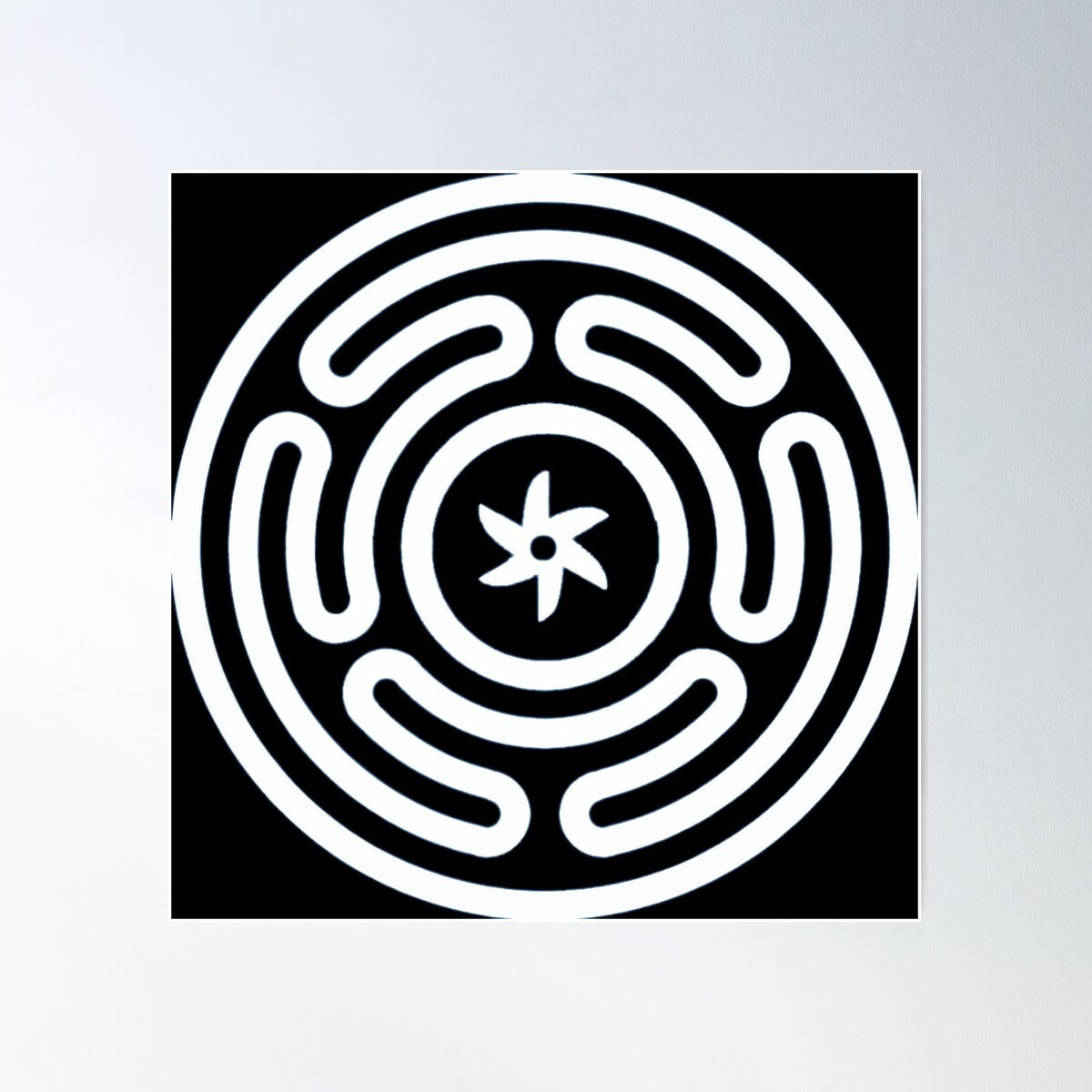 The Wheel Of Hecate - Classic Sigil Poster Wall Art, Modern Wall Decor ...