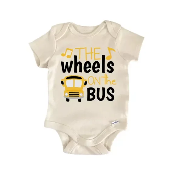 The Wheels On The Bus Nursery Rhyme Baby Boy Girl Clothes Infant ...