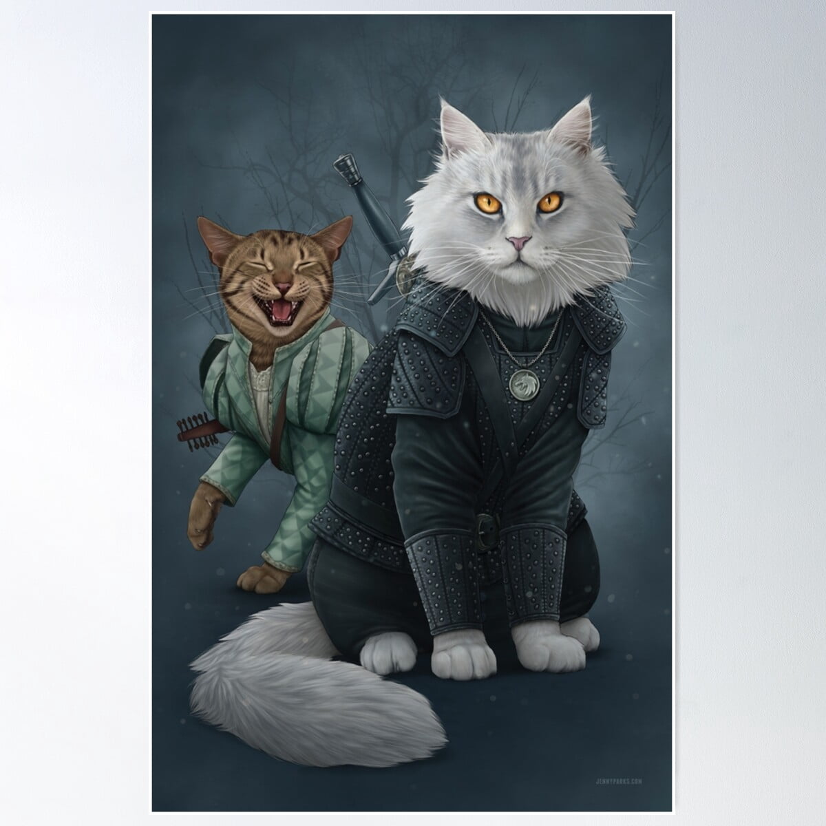 The Whisker Poster Wall Art, Modern Wall Decor For Living Room Bedroom ...