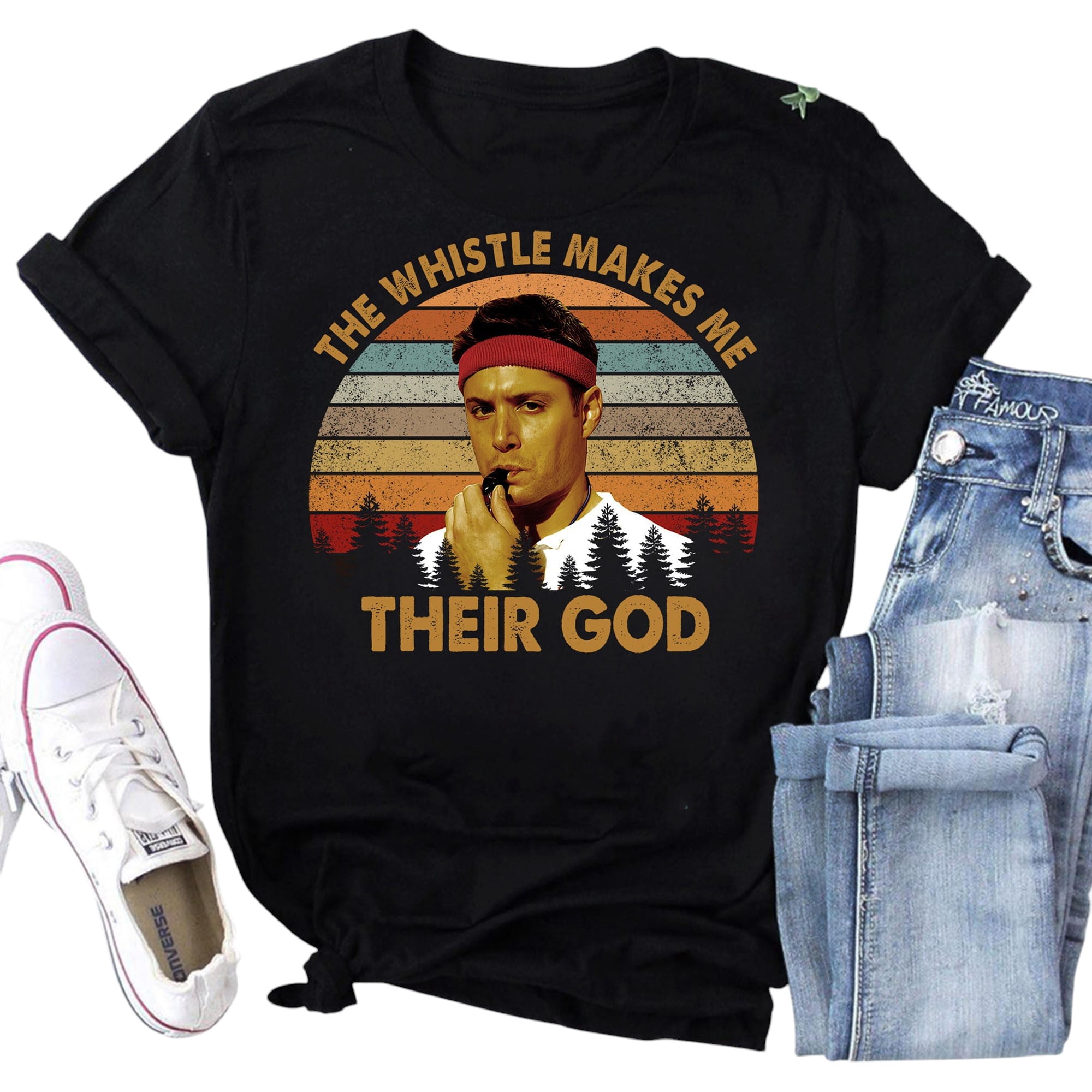 The Whistle Makes Me Their God Dean Winchester Vintage Unisex Classic ...