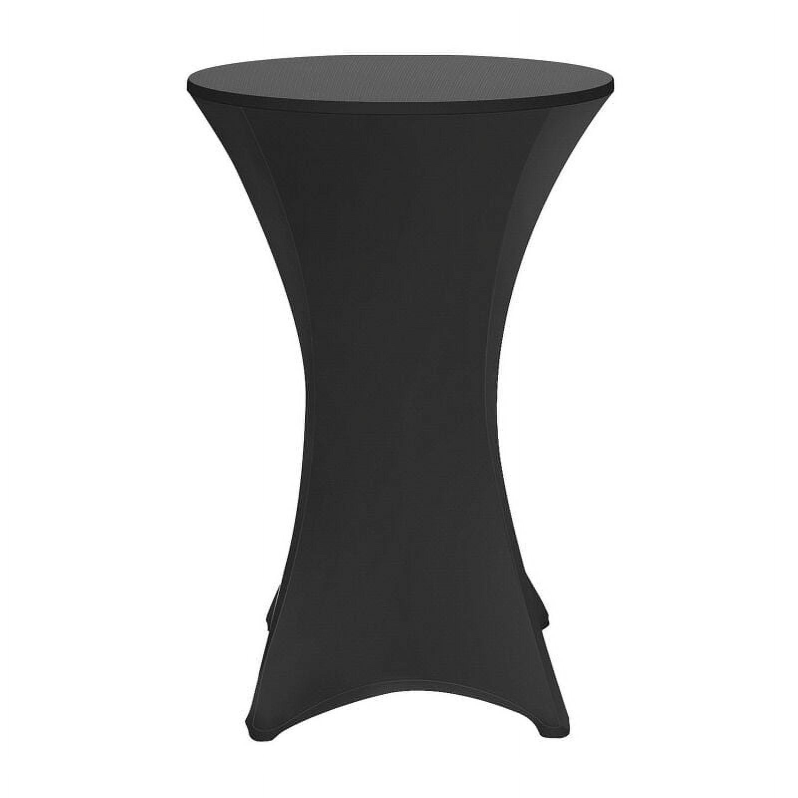 The White Cover Of A Folding High Table? 80 Black - Walmart.com