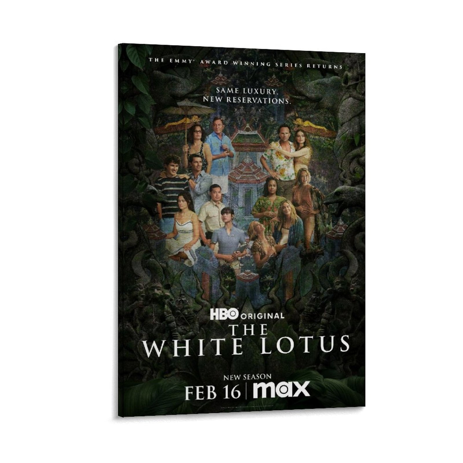 The White Lotus Poster Canvas Wall Art Living Room Posters for Bedroom ...