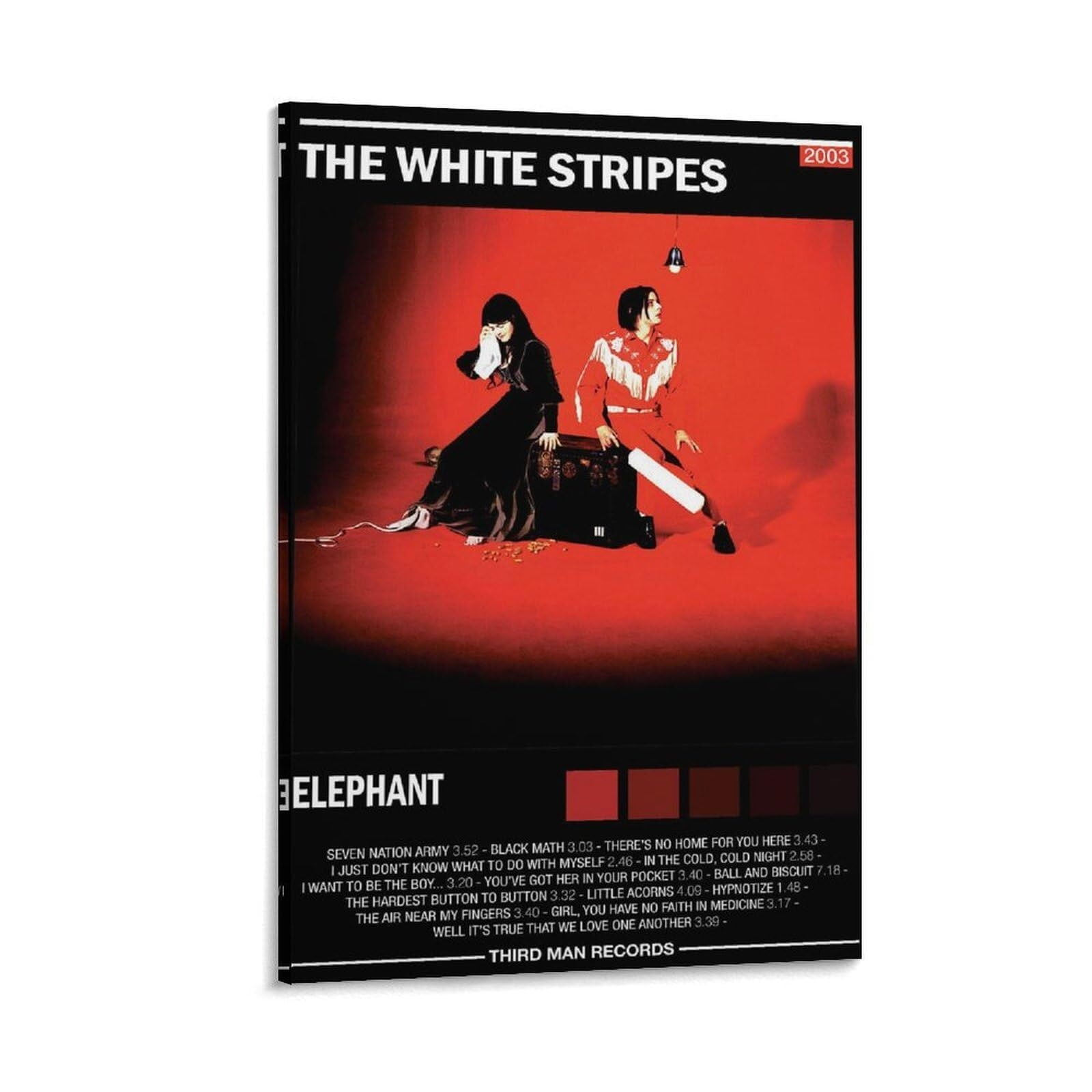 The White Stripes - Elephant Canvas Poster Wall Art Decor Print Picture ...