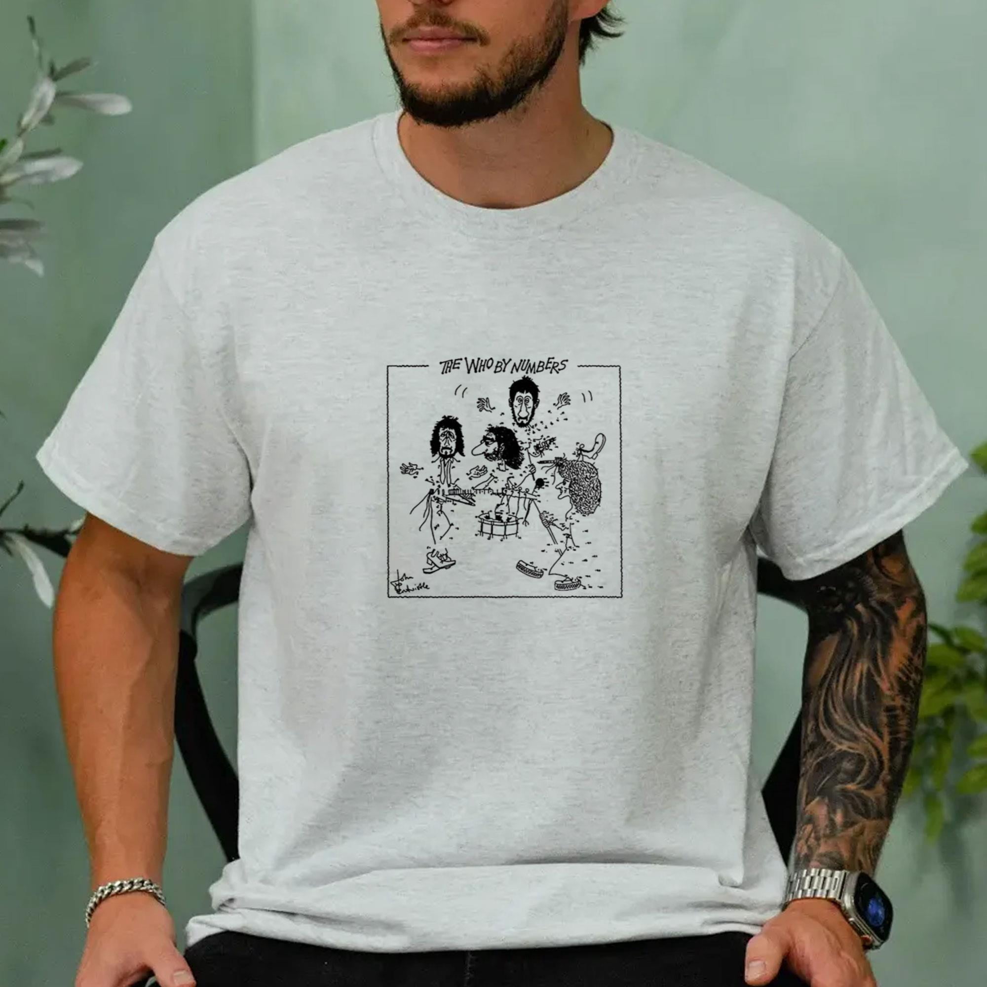 The Who By Numbers T-Shirt - album cover art british rock band 60's ...