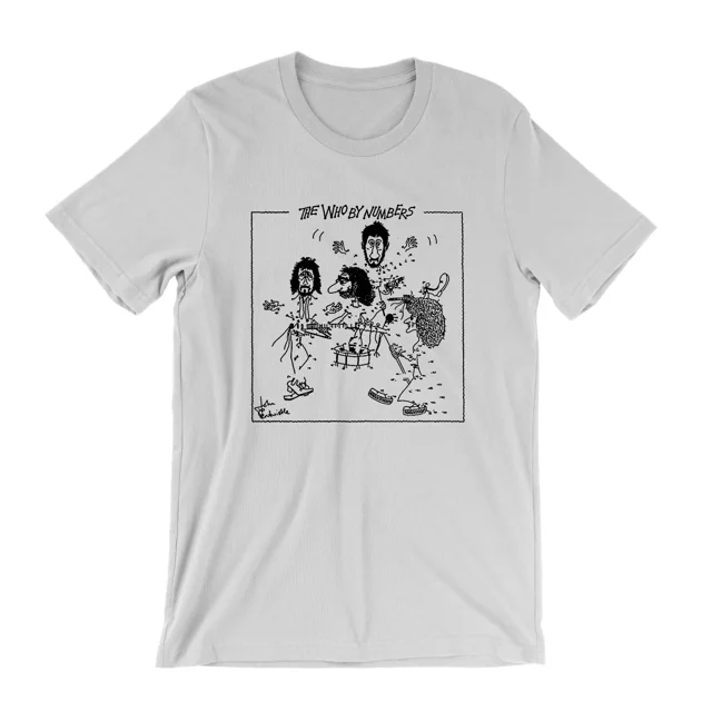 The Who By Numbers T-shirt - Album Cover Art British Rock Band 60's ...