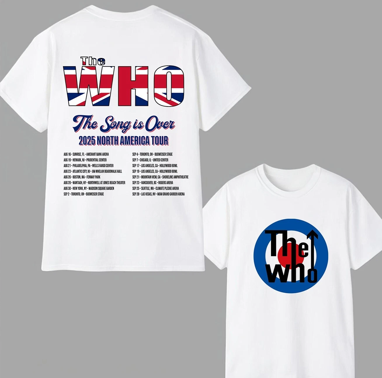 The Who Concert Tour 2025 Shirt, The Who Concert Tour 2025 Tee ...