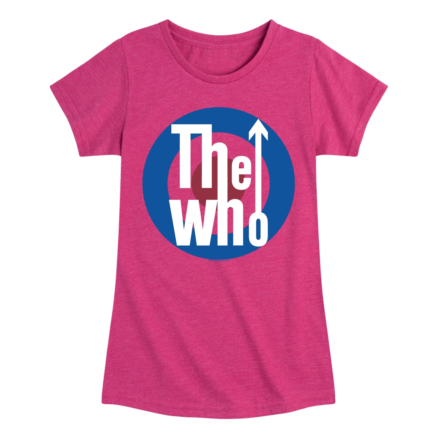 The Who - Iconic Target Logo - Toddler and Youth Girls Fitted Short ...