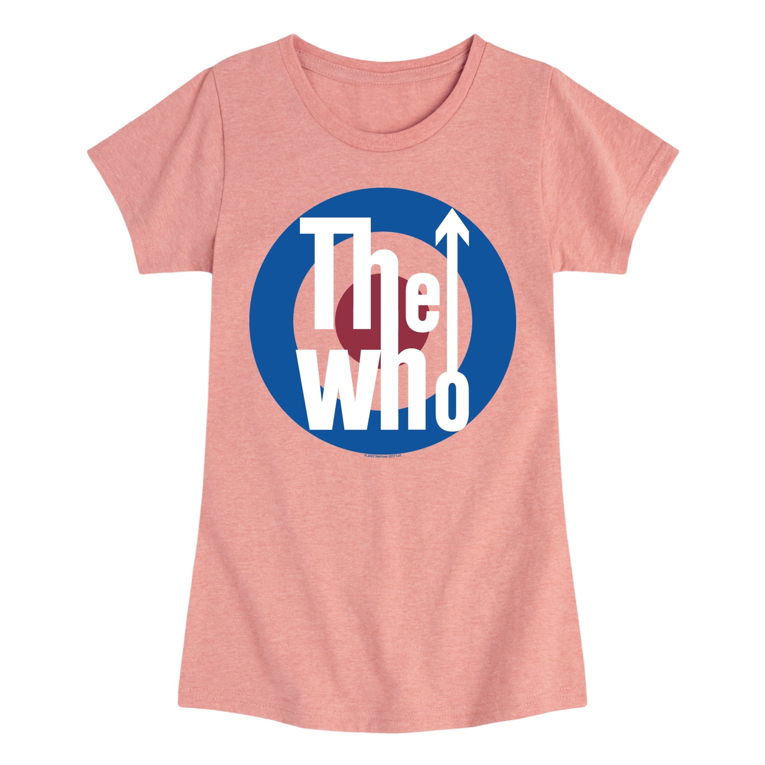 The Who - Iconic Target Logo - Toddler and Youth Girls Fitted Short ...