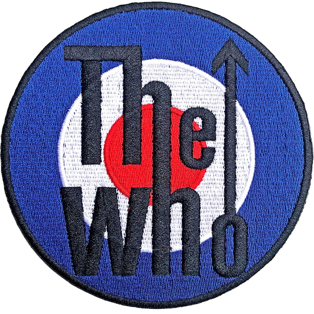 The Who Patch Target Band Logo Bordered Official Embroidered woven iron ...